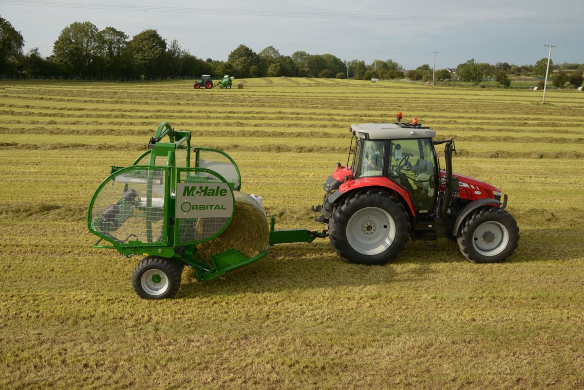 McHale Orbital High Speed Round Bale Wrapper - Nunan Farm Machinery
